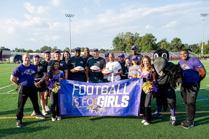 Howard County Executive Calvin Ball, the Baltimore Ravens, and Howard County Public School ...